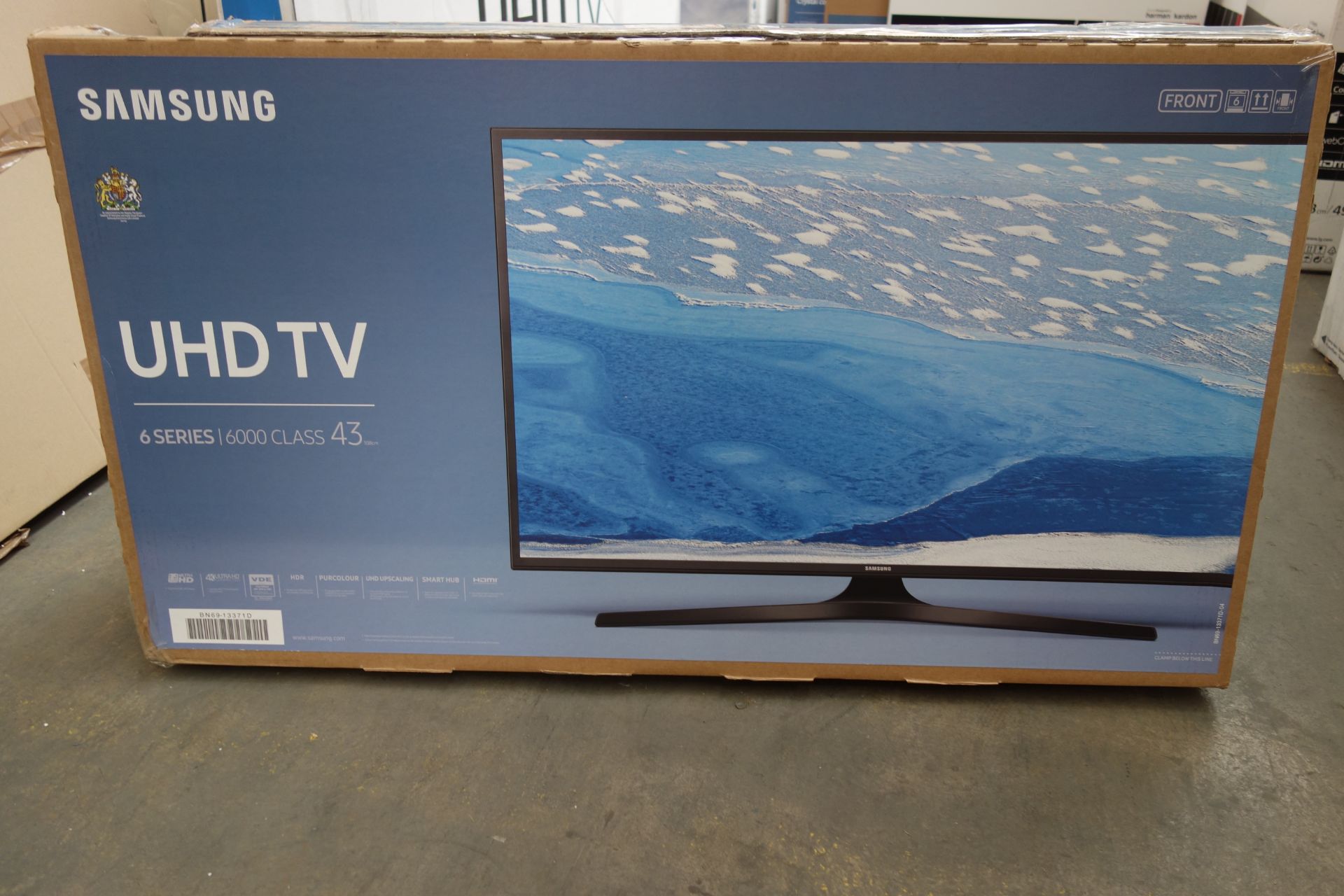 SAMSUNG UE43KU6000 Smart 4k Ultra HD HDR 43" LED TV. RRP £549. 4k Ultra ...