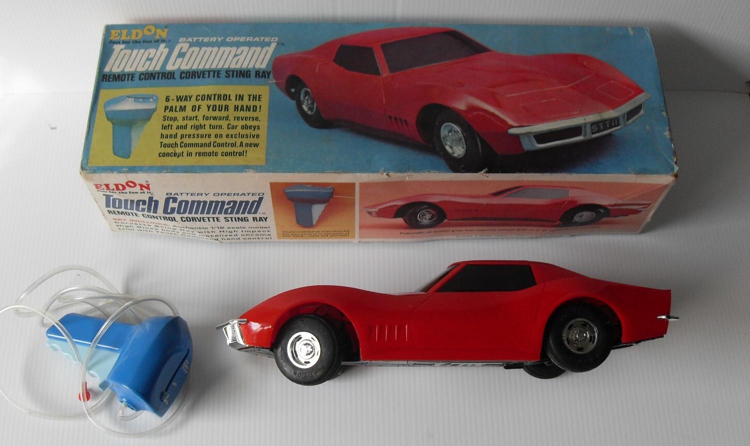 A boxed Eldon battery operated Touch Command remote control Corvette ...