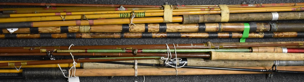 Fishing - a Goldcrest two-section fishing rod, by Rodrill of London ...