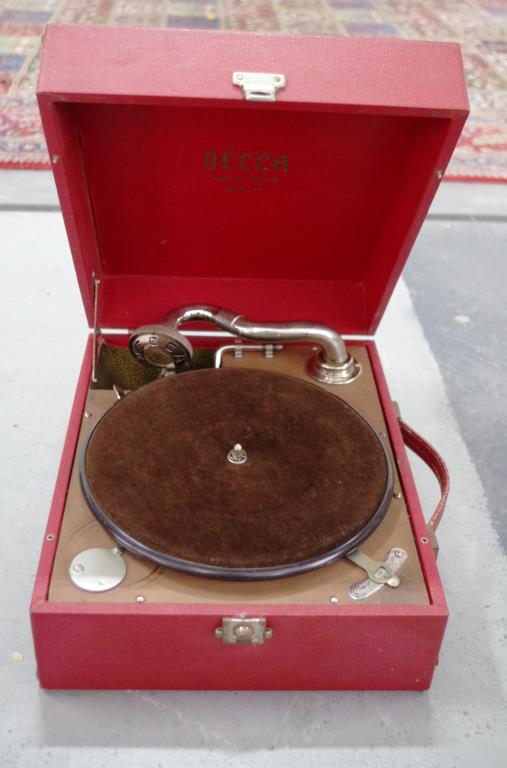 Decca portable 78RPM gramophone