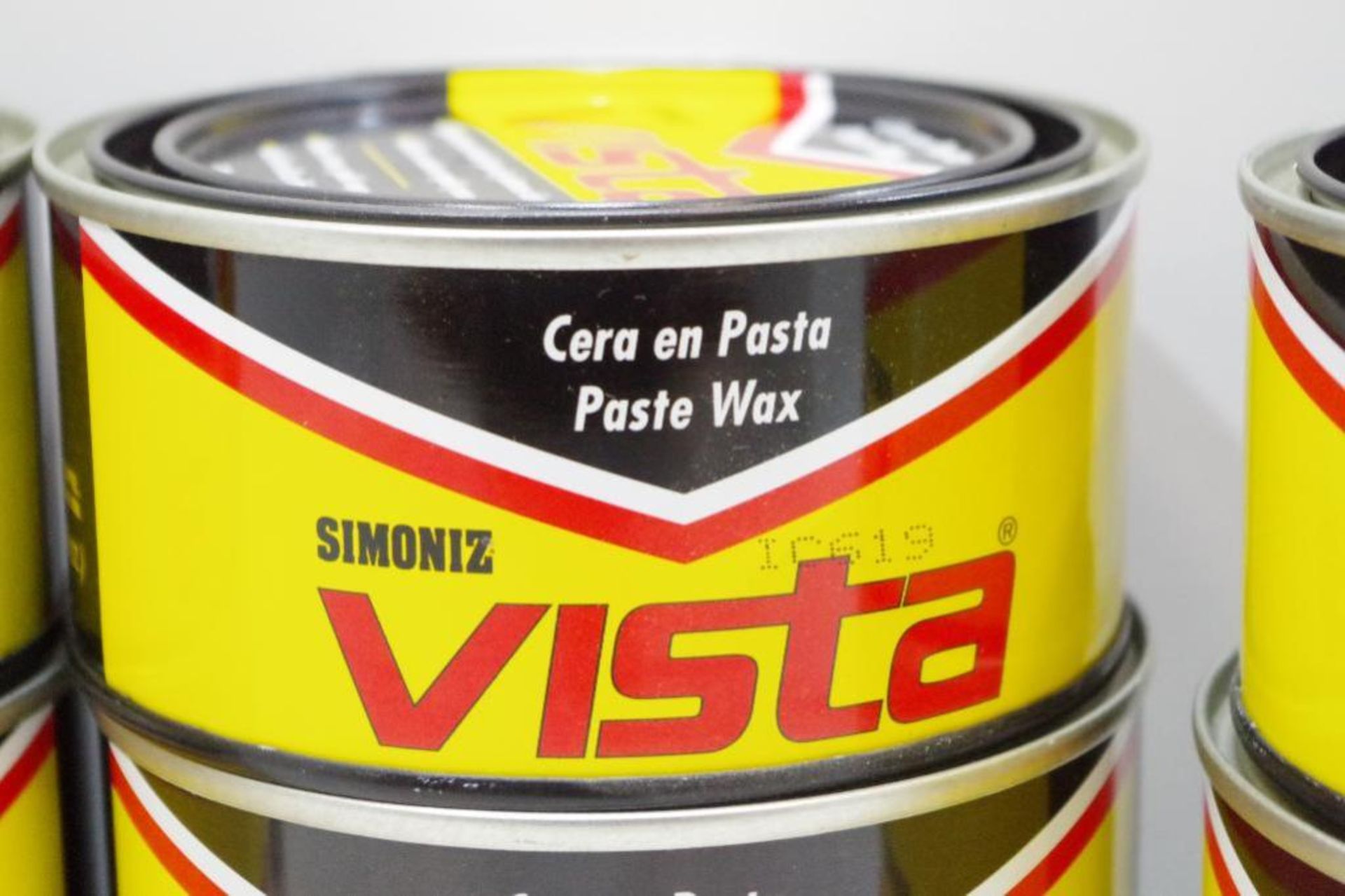 (12) SIMONIZ VISTA Paste Wax Cans