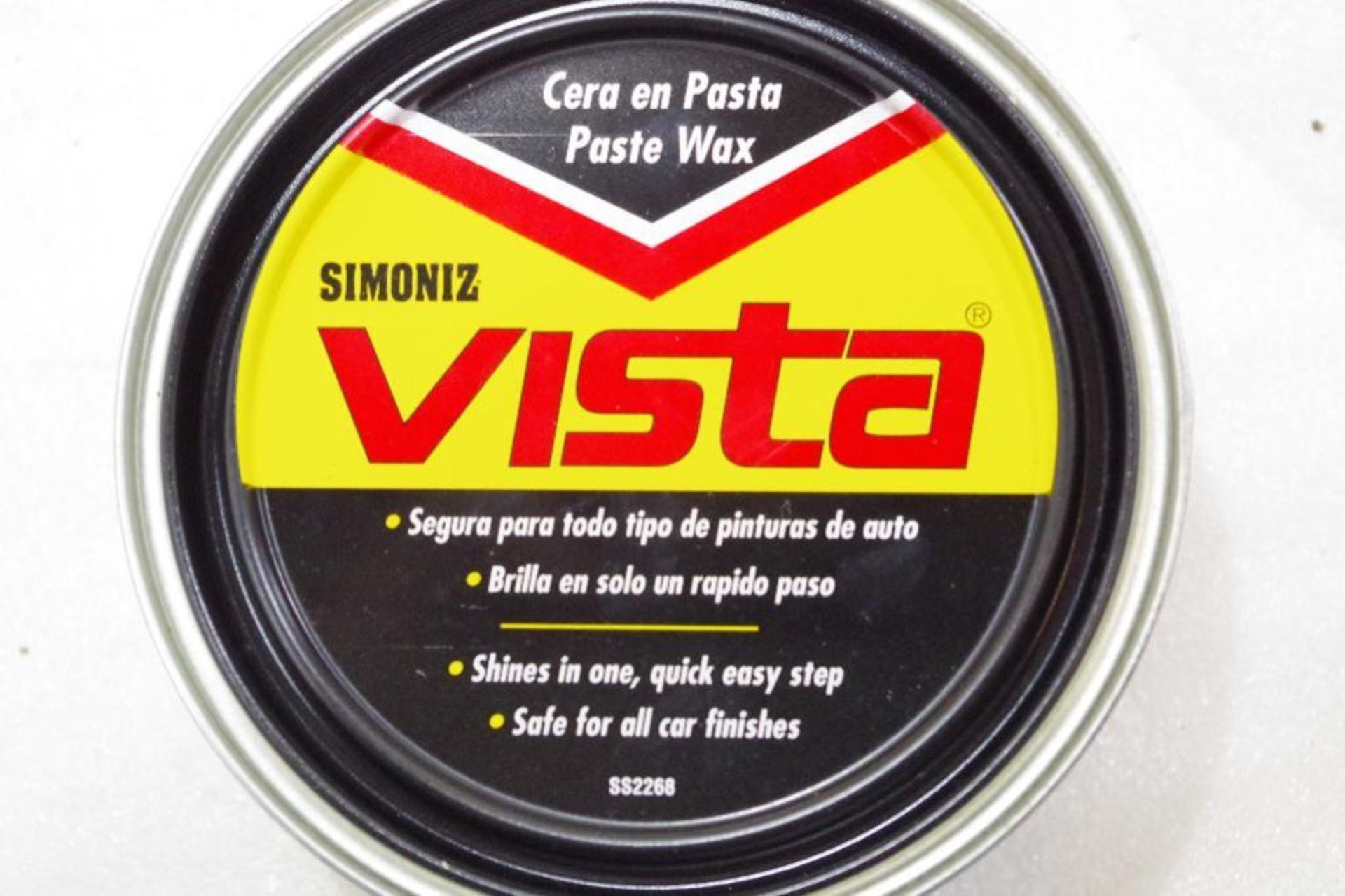 (12) SIMONIZ VISTA Paste Wax Cans
