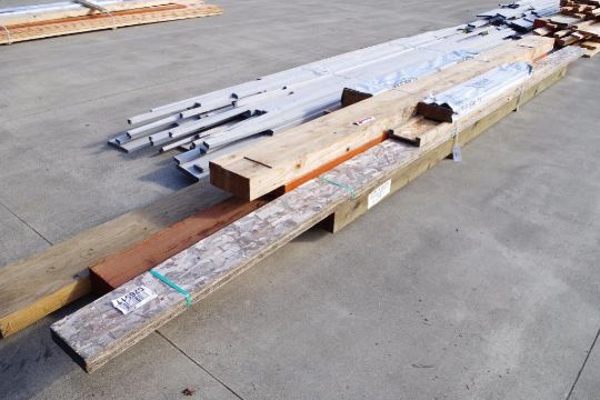 Misc. Dimensional Lumber: (1) 6x12 x 20' Pressure Treated Beam, (1 ...