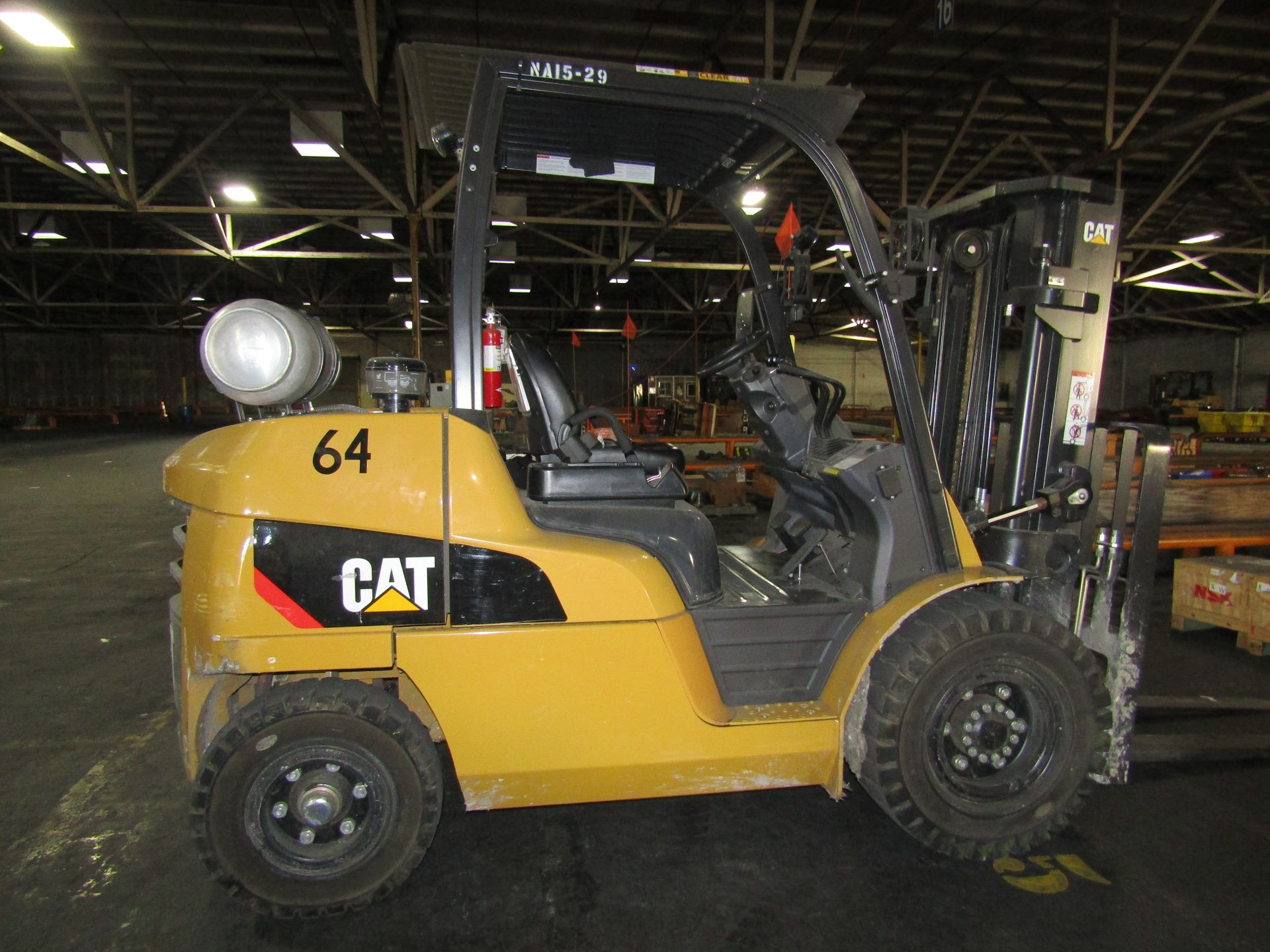 2015 Cat forklift, M# GP45N1, Engine G TB45-L, LP, 2 stage, 120'', S ...