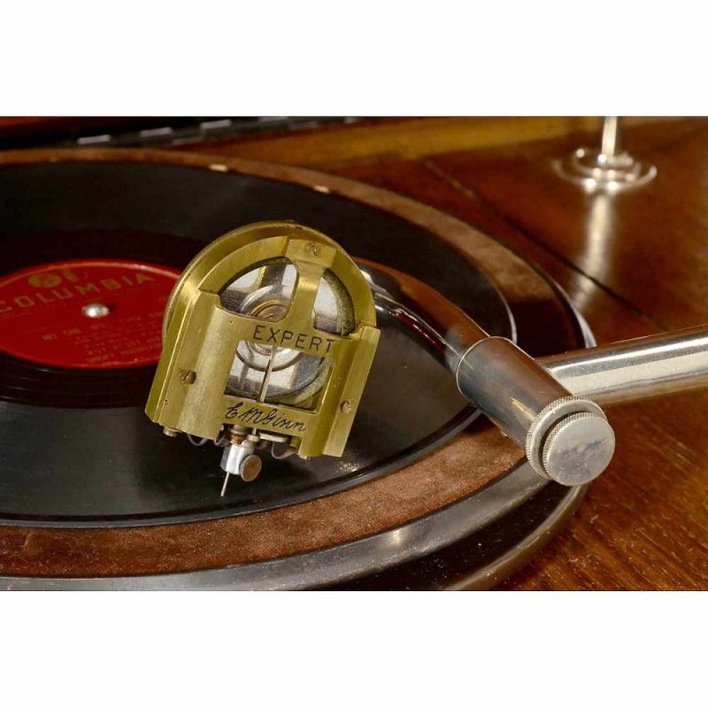 EMG Expert Junior Table Grand Gramophone, c. 1930 British handmade horn ...