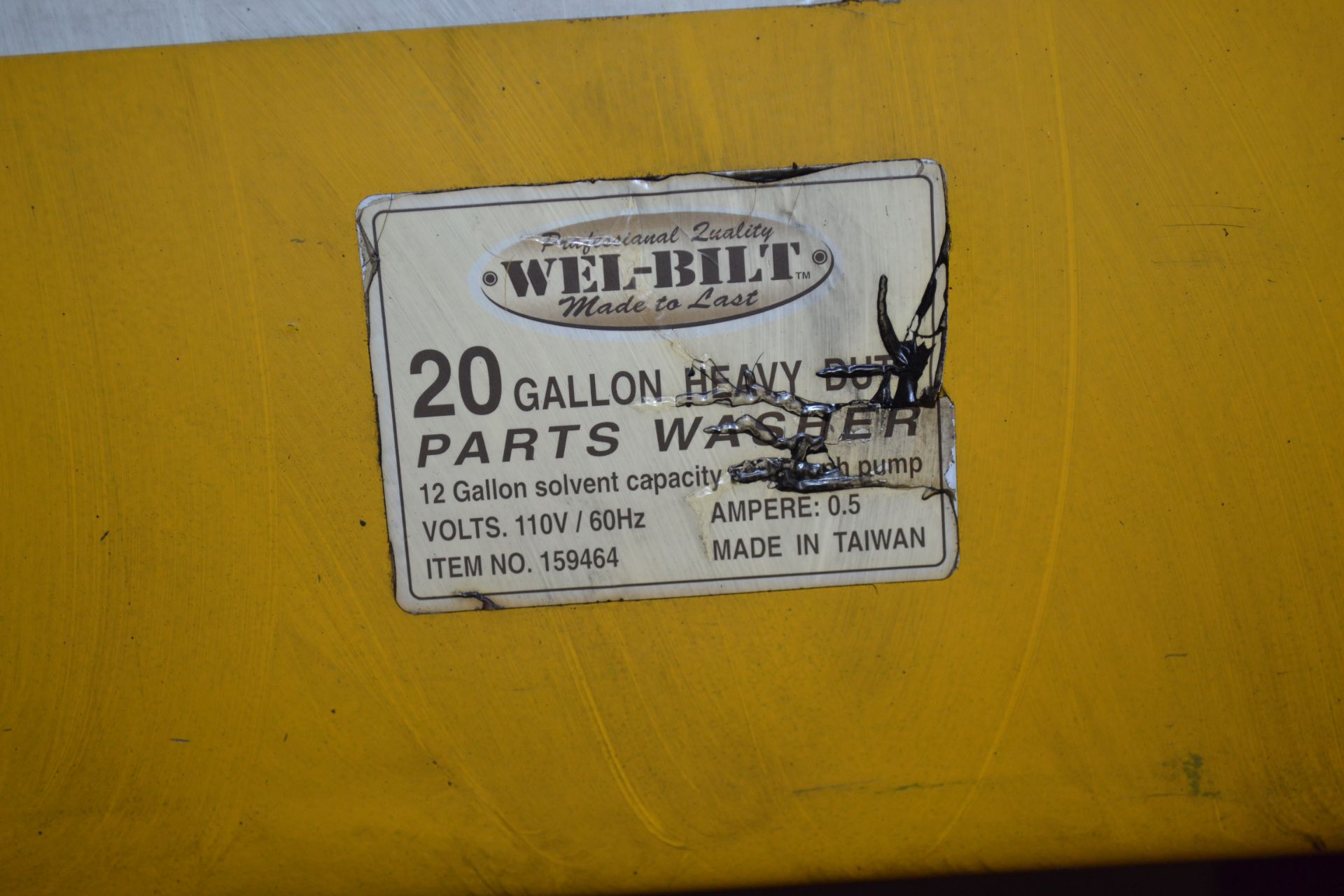 Wel-Bilt 20-Gallon Heavy Duty Parts Washer
