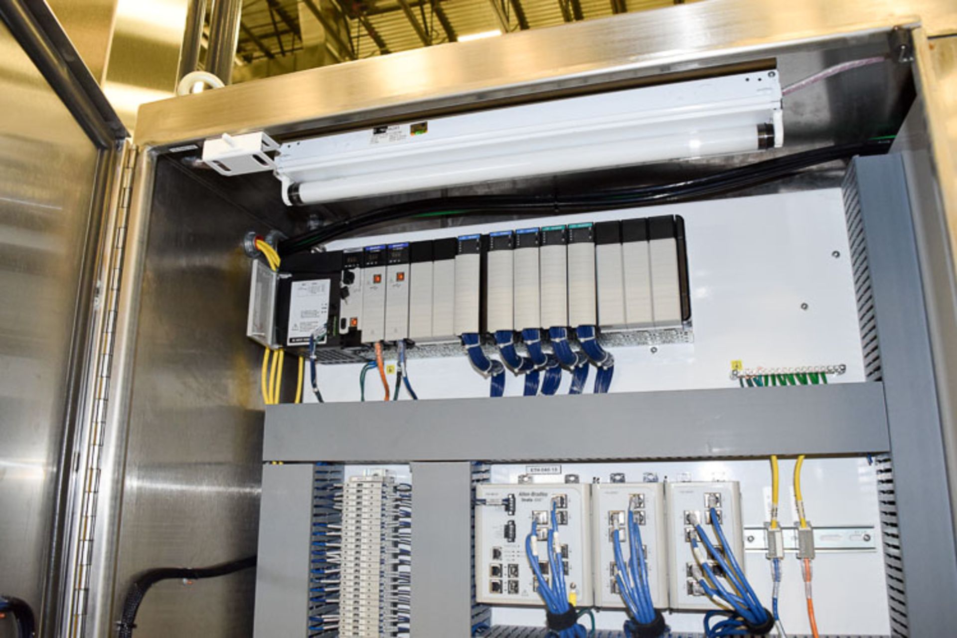 2012 Allen Bradley Logix 5571 PLC with (17) Allen Bradley Powerflex 40 ...