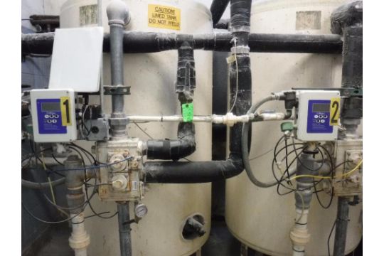 Culligan Water Softner System with (2) Steel Tanks and Salt Tank