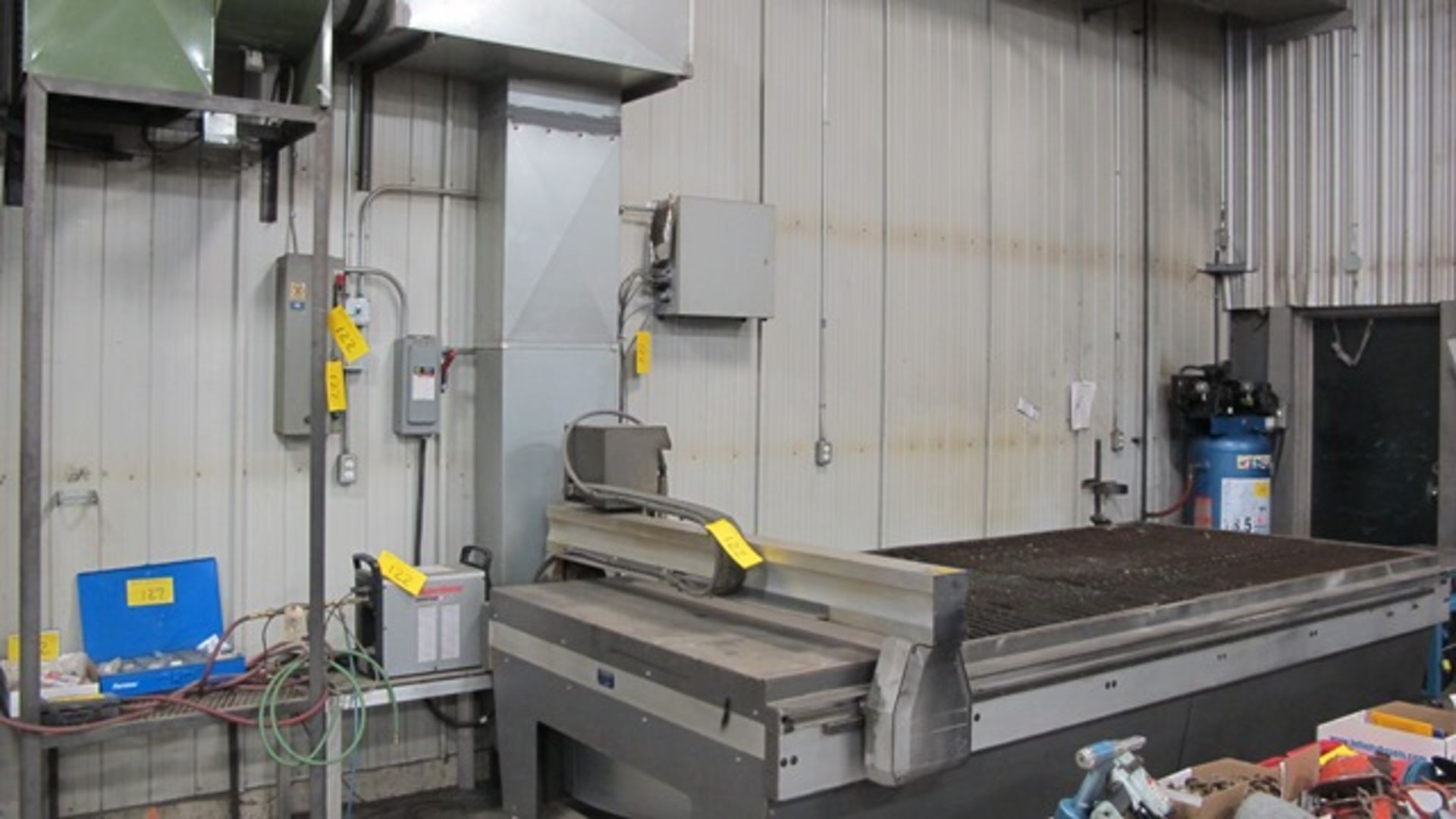 MULTICAM 1000 CNC 60"X12' PLASMA CUTTING TABLE W/HAND CONTROL ...