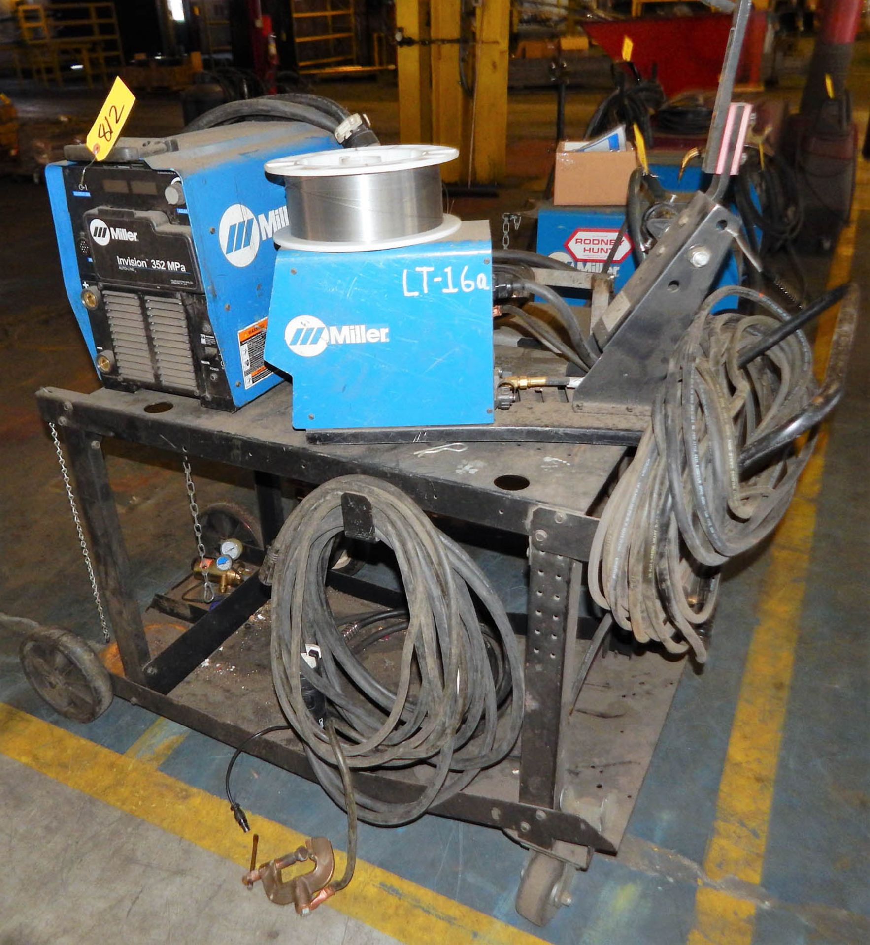 MILLER INVISION MDL. 352 MPA AUTOLINE WITH MILLER S-74 MPA PLUS WIRE ...