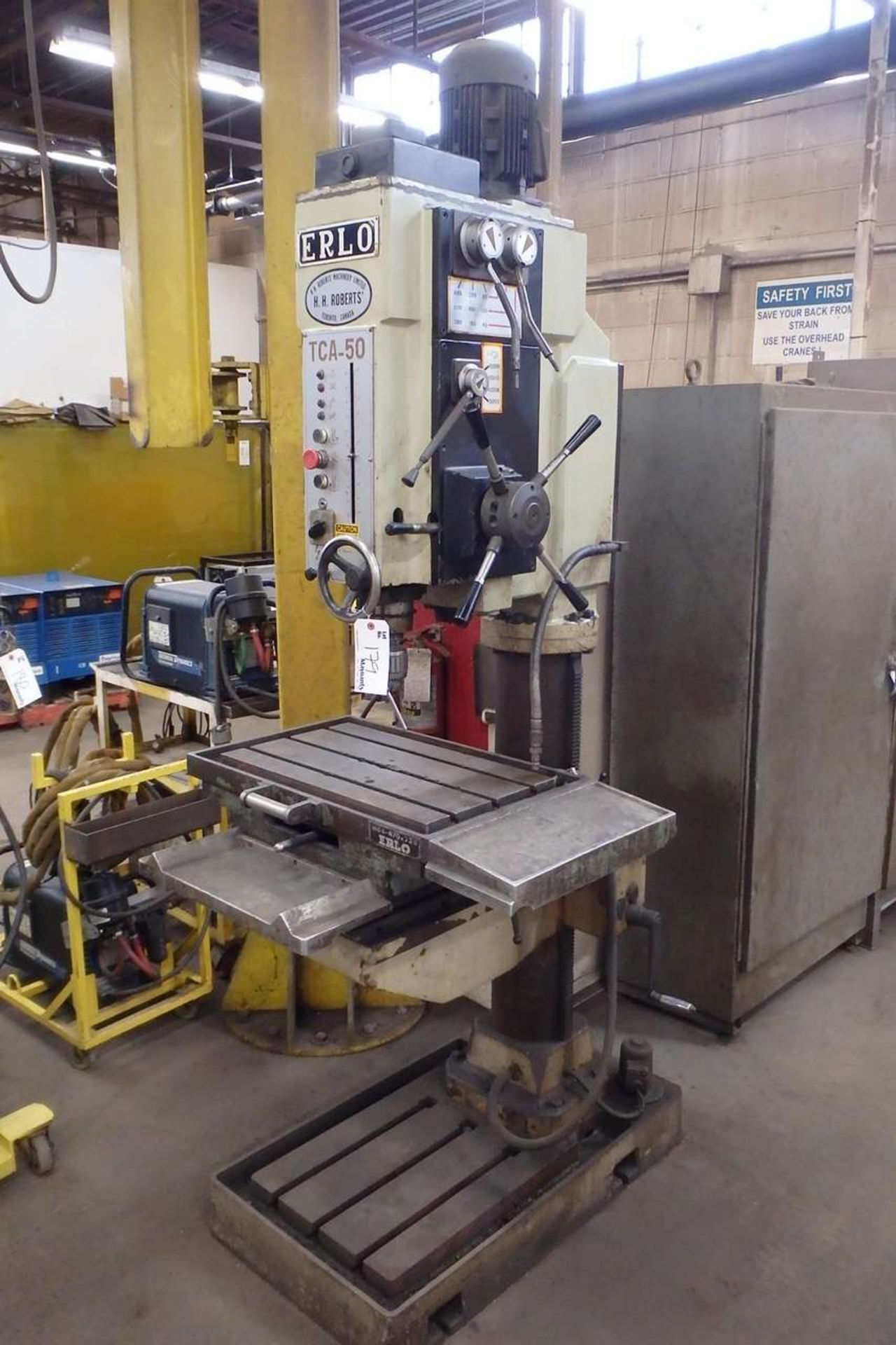 Erlo TCA-50 Geared Head Drill 2" Cap., MT-4 S/N 107