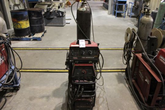 LINCOLN INVERTEC V350-PRO WELDER WITH TIG MODULE, AND COOL-ARC 40, S/N ...