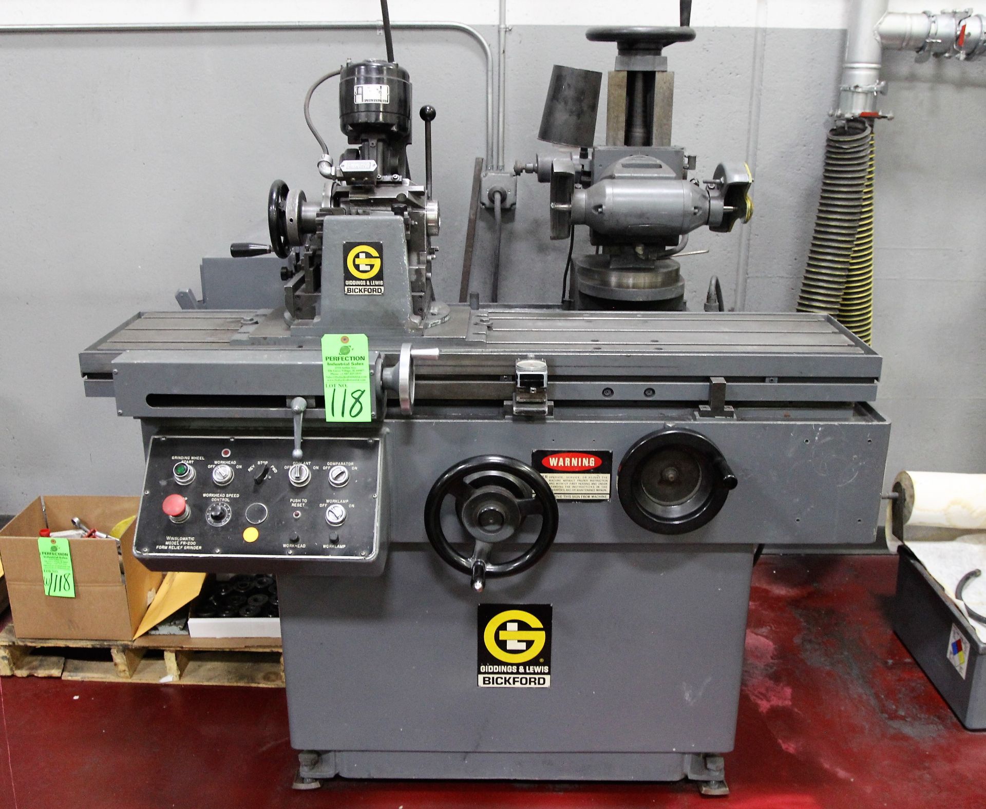 G&L BICKFORD WINSLOMATIC FR-200 FORM RELIEF GRINDER, s/n 946-00025-78