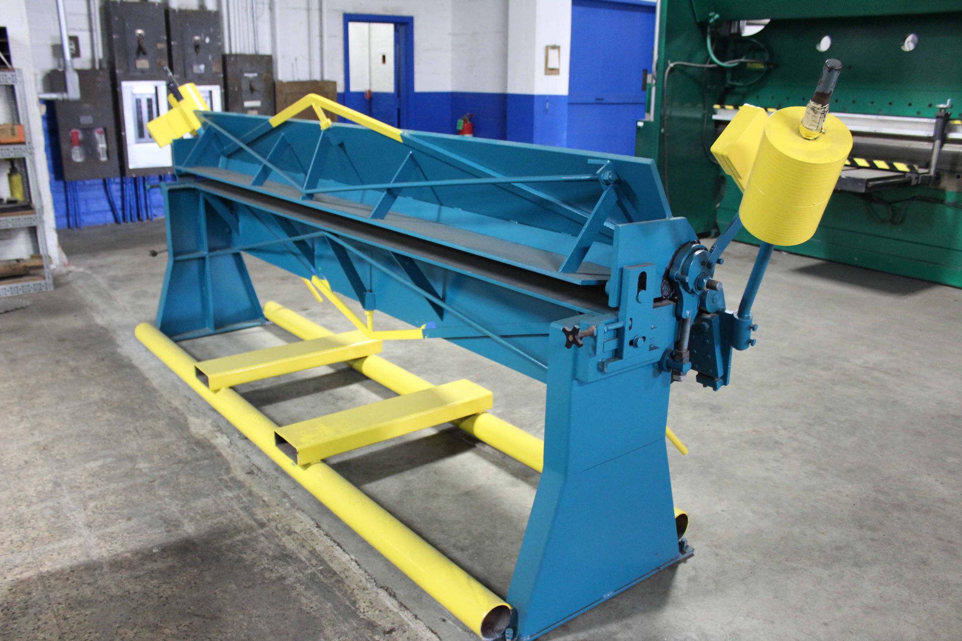 HAND APRON BENDING BRAKE, PROFORMER 10’ X 16 GA., heavy fabricated ...