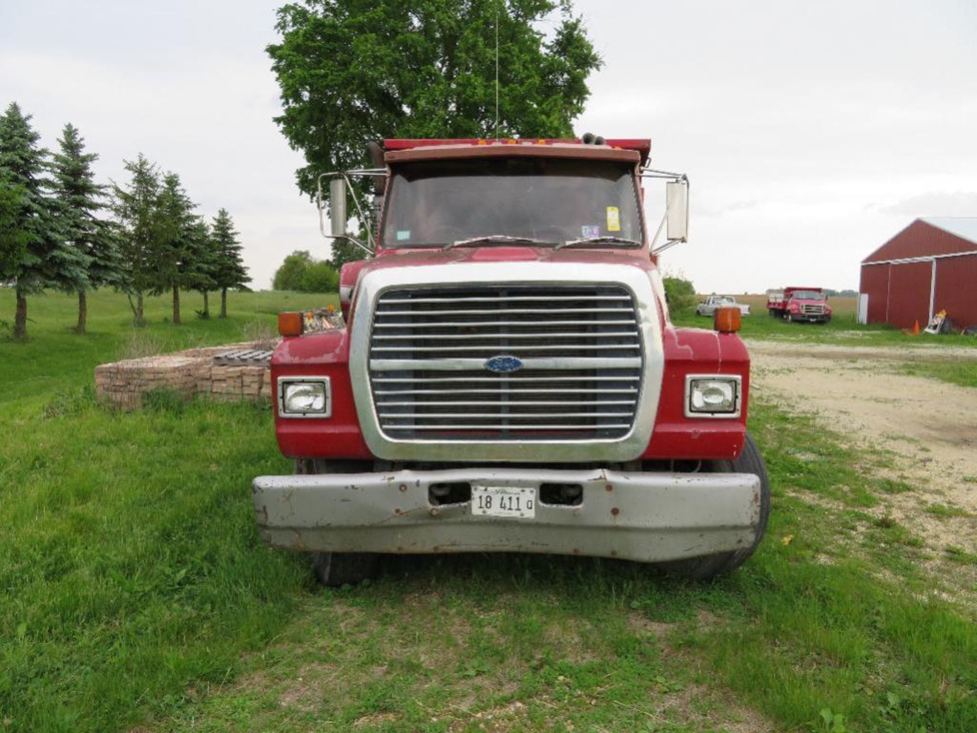 1988 Ford LT 8000 Dump Truck, 14 ft. Dump Body, Tandem-Axle, VIN ...