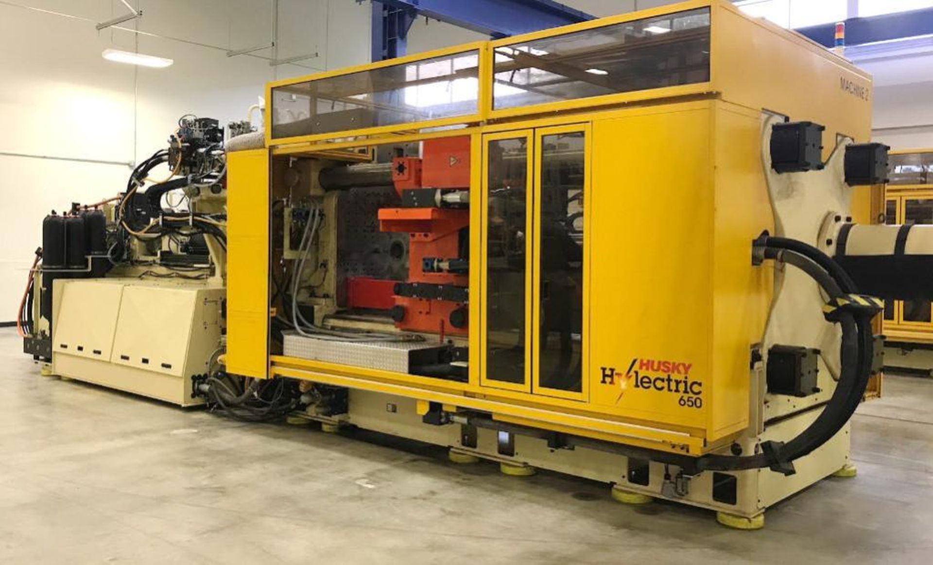 2011 Husky Hyelectric H650 DRS80/70 - RS35/28 dual injection molding ...