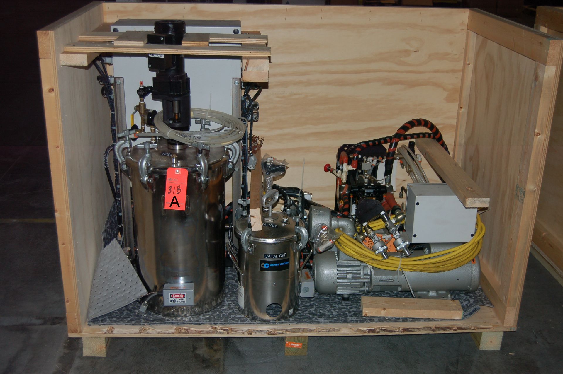 Ashby-Cross two-component metering, mixing, and vacuum potting system ...