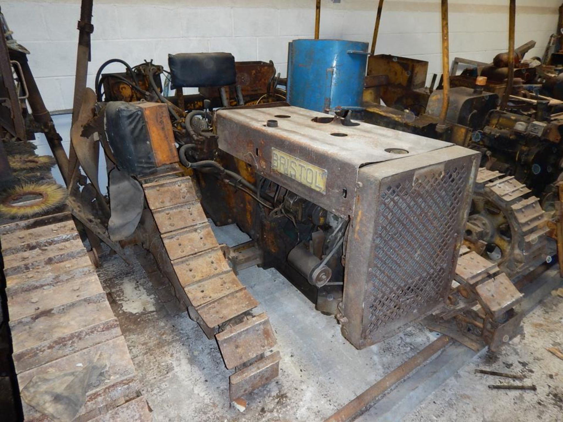 BRISTOL 25 diesel CRAWLER TRACTOR Fitted with PD front cowland offered ...
