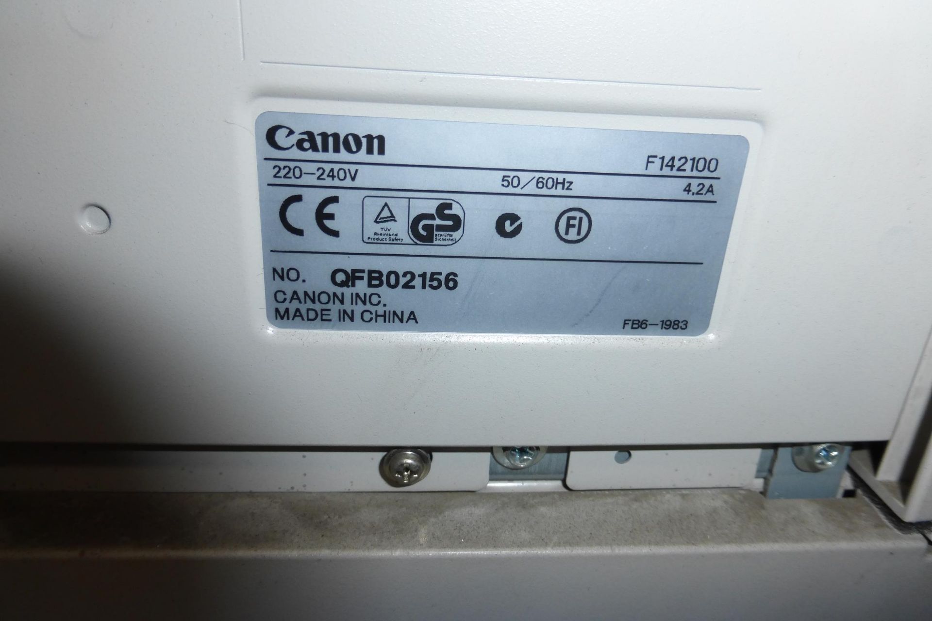 Canon IR 1600 All In One Printer/ Copier c/w Assorted Toner Inks.