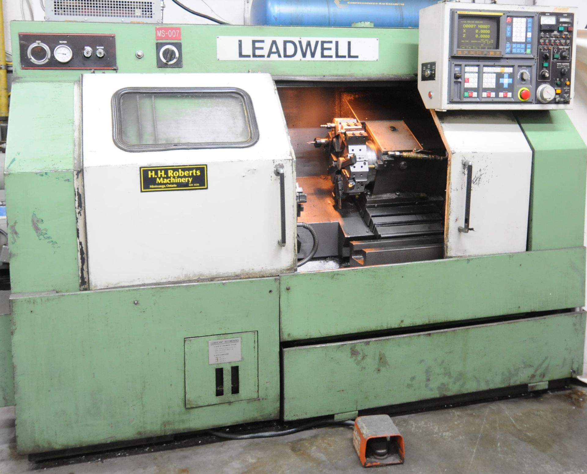 LEADWELL LTC-15 CNC TURNING CENTER WITH FANUC OT-A CNC CONTROL, 12.99 ...