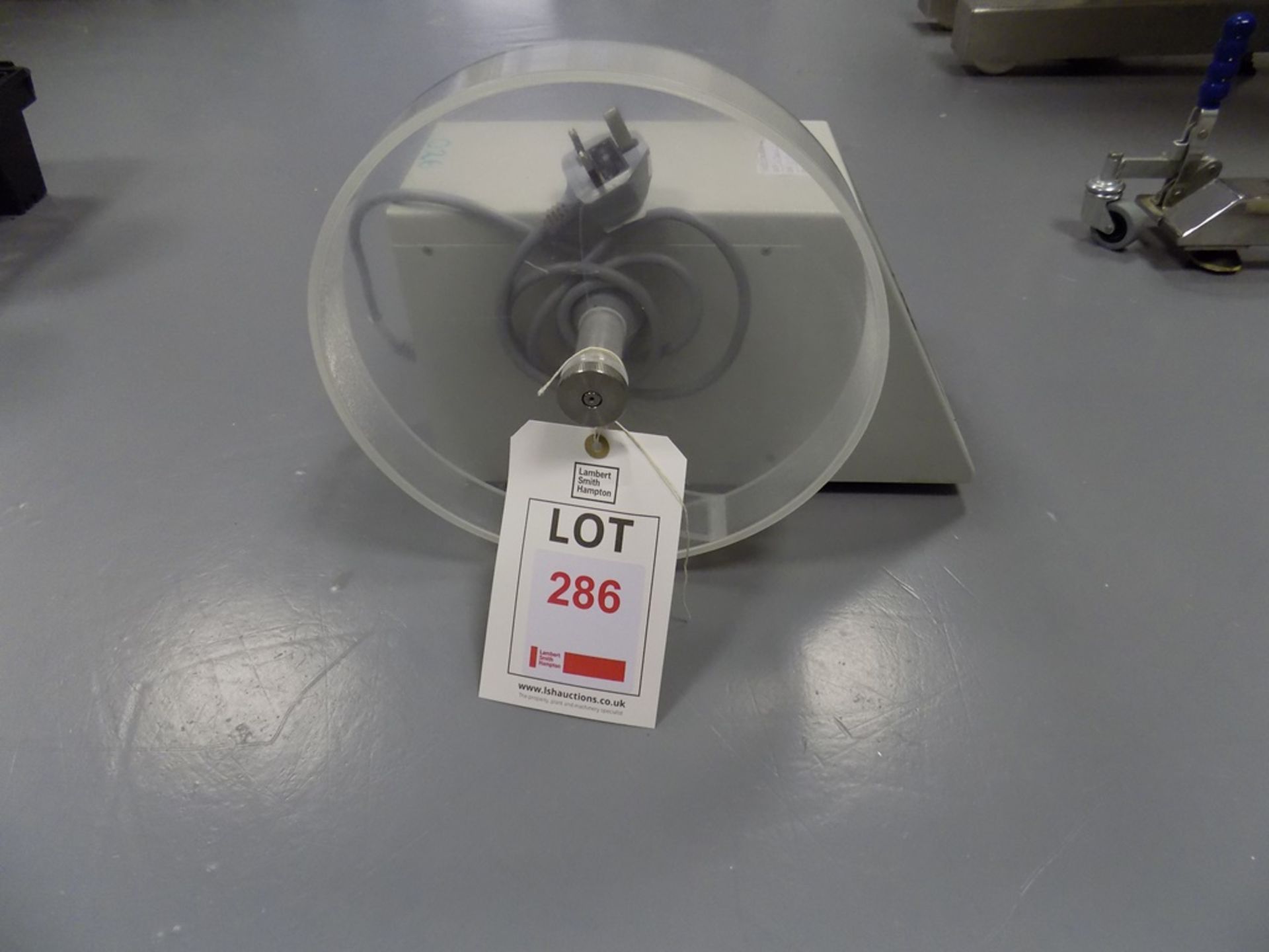 Copley Erweka TA10 friability tester, s/n 101371
