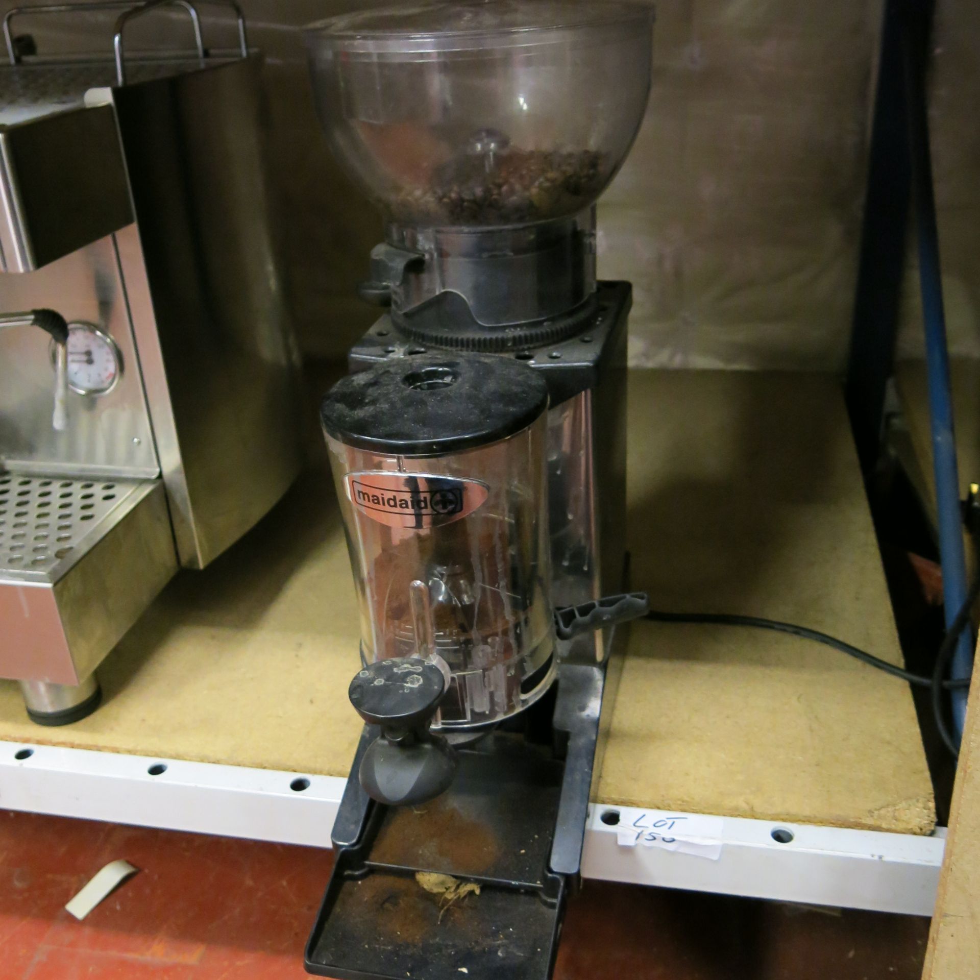 Maidaid Coffee Grinder & New S/S Knock Box