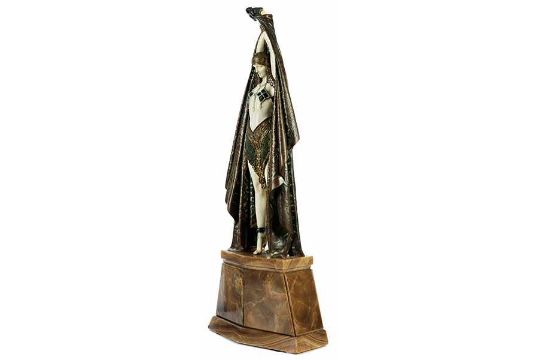 Dimitri Chiparus, 1886 Dorohoi, Rumänien - 1947 Paris ANTINEA Höhe: ca ...