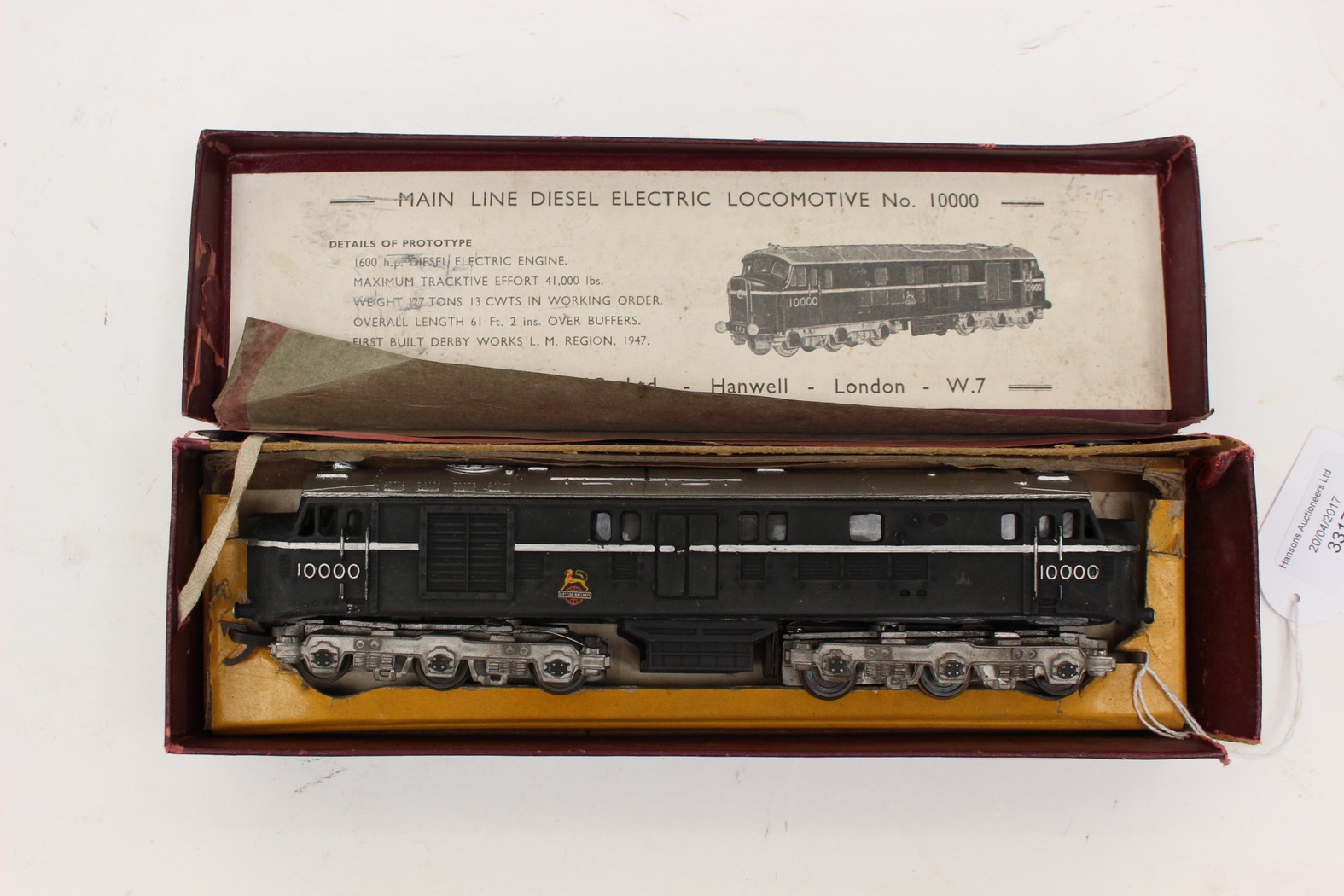 A boxed Kirdon No 10000 Diesel Loco in box