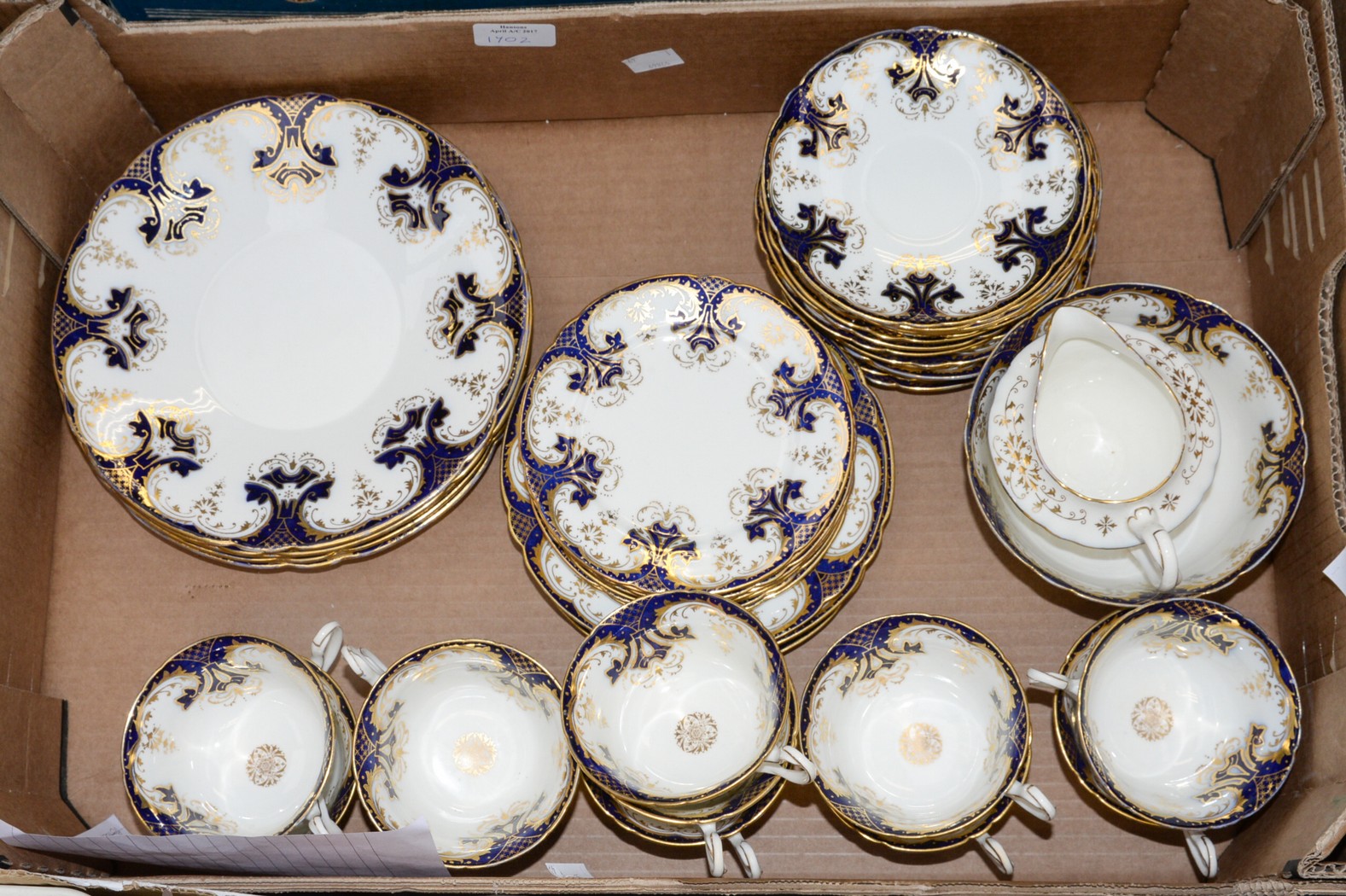 A Shelley (Wileman Foley Shelley) tea service circa 1910-1916. Pat No ...
