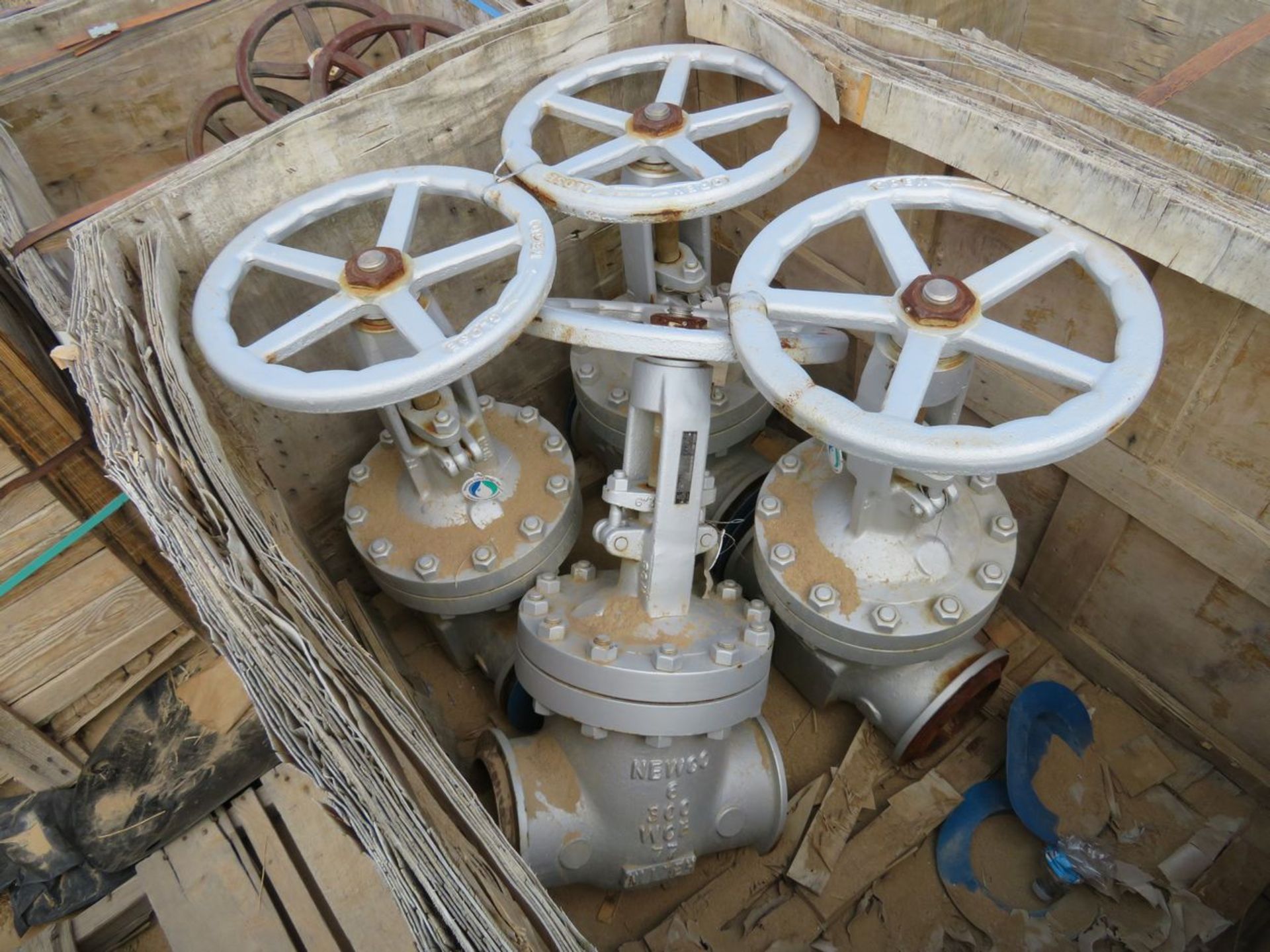 Newco 6" Gate Valves. Lot: (4) 300LB Pressure Class, 51.1 Bar Max ...