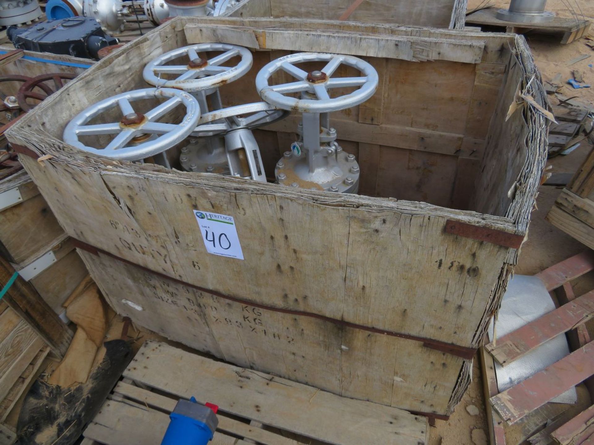 Newco 6" Gate Valves. Lot: (4) 300LB Pressure Class, 51.1 Bar Max ...