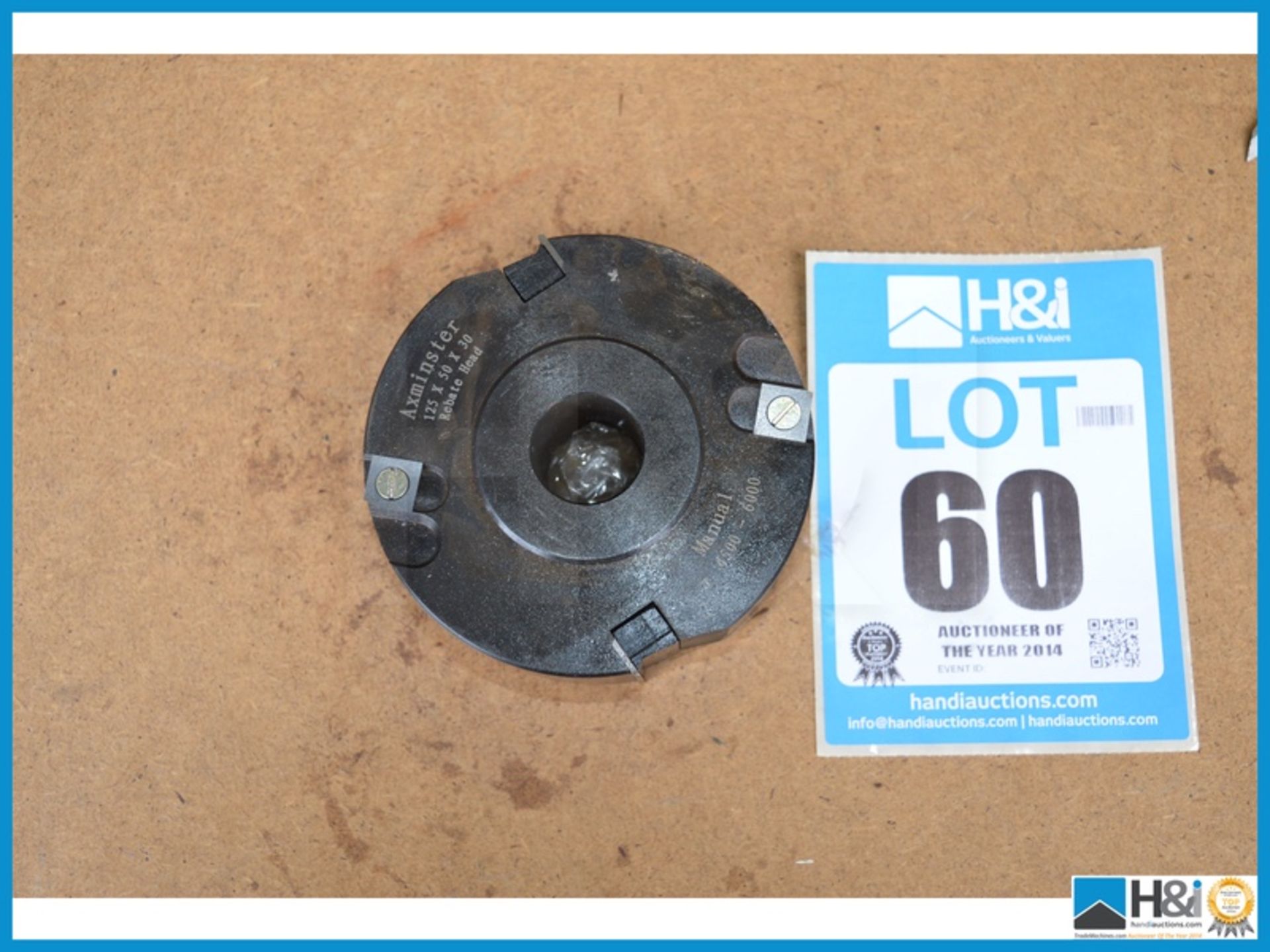 New Spindle Moulder Rebate Cutter Block 125mm X 50mm X 30mm Bore ...