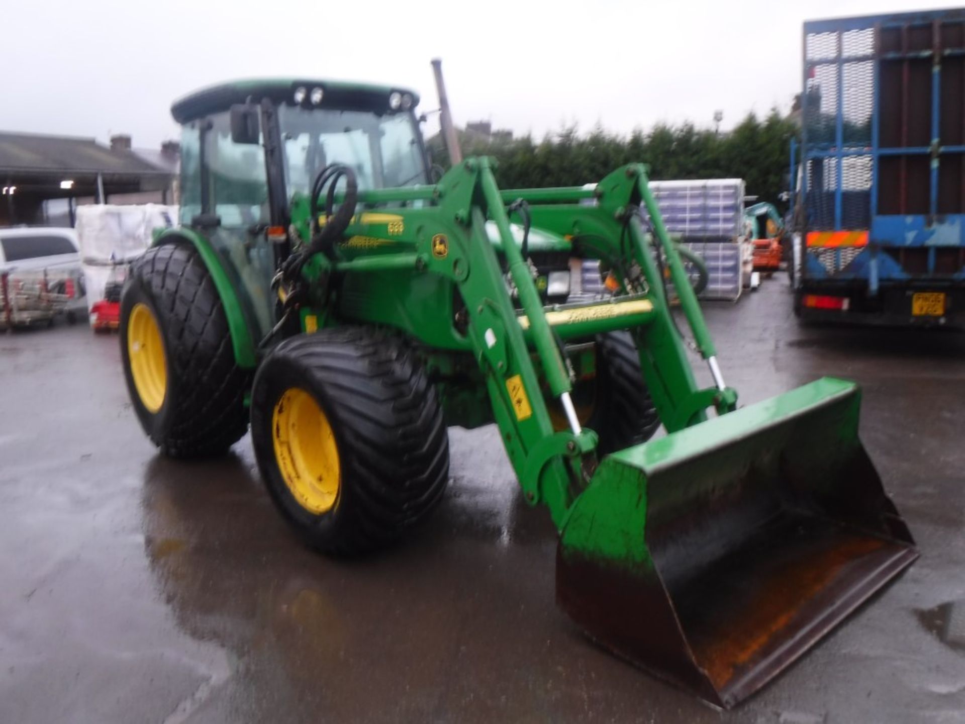 57 reg JOHN DEERE 5515 TRACTOR C/W 533 LOADER, 1ST REG 12/07, 4170 ...