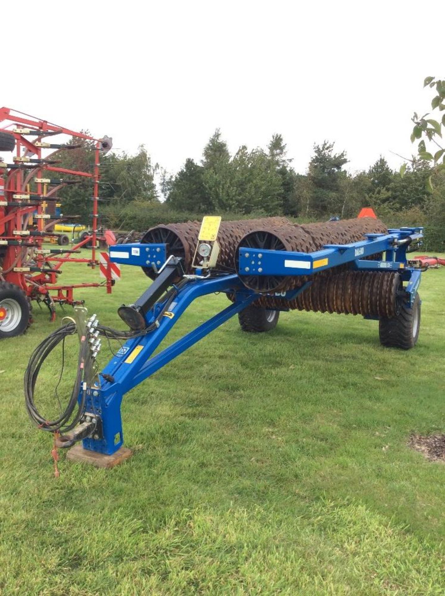 Dal-Bo Maxi Roll 830 8.3m rolls. With Snowflake rings and hydraulic pre ...