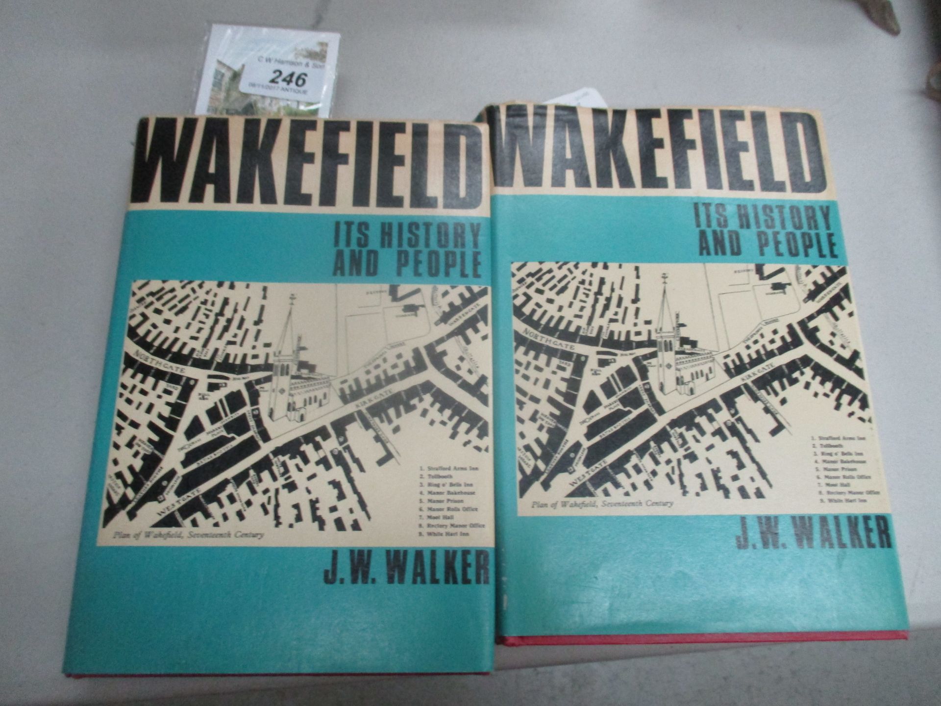J W Walker 'Wakefield Its History and People' Second Edition Volumes I ...