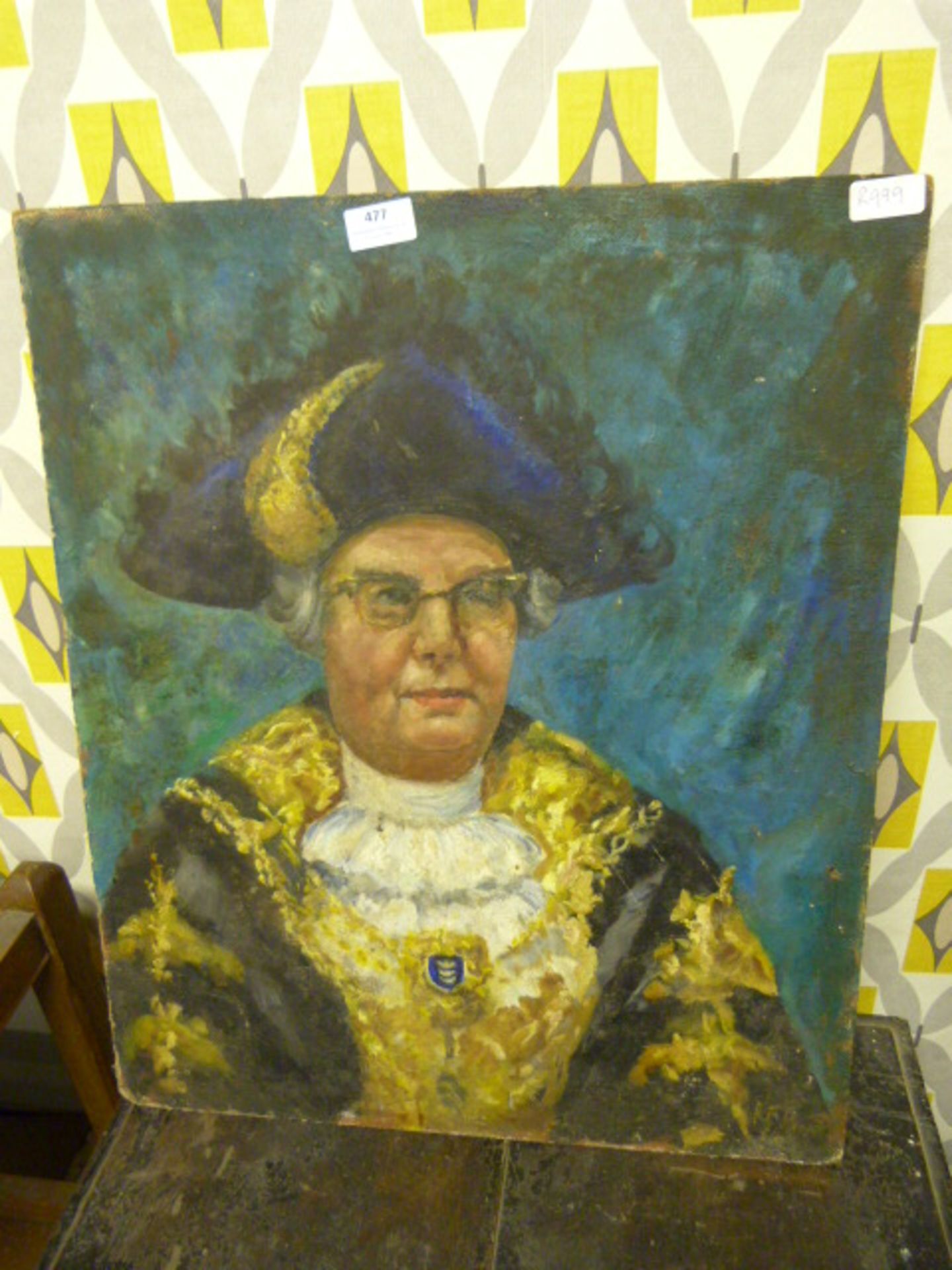 Oil on Board "Lord Mayoress of Hull"