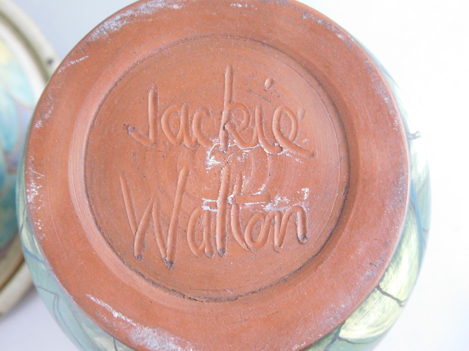 A collection of Studio pottery, to include a Wold jug from Harome ...
