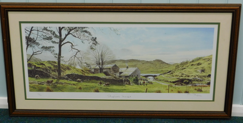 Alan Ingham (b.1932). Shepherd's Delight, artist signed limited edition ...