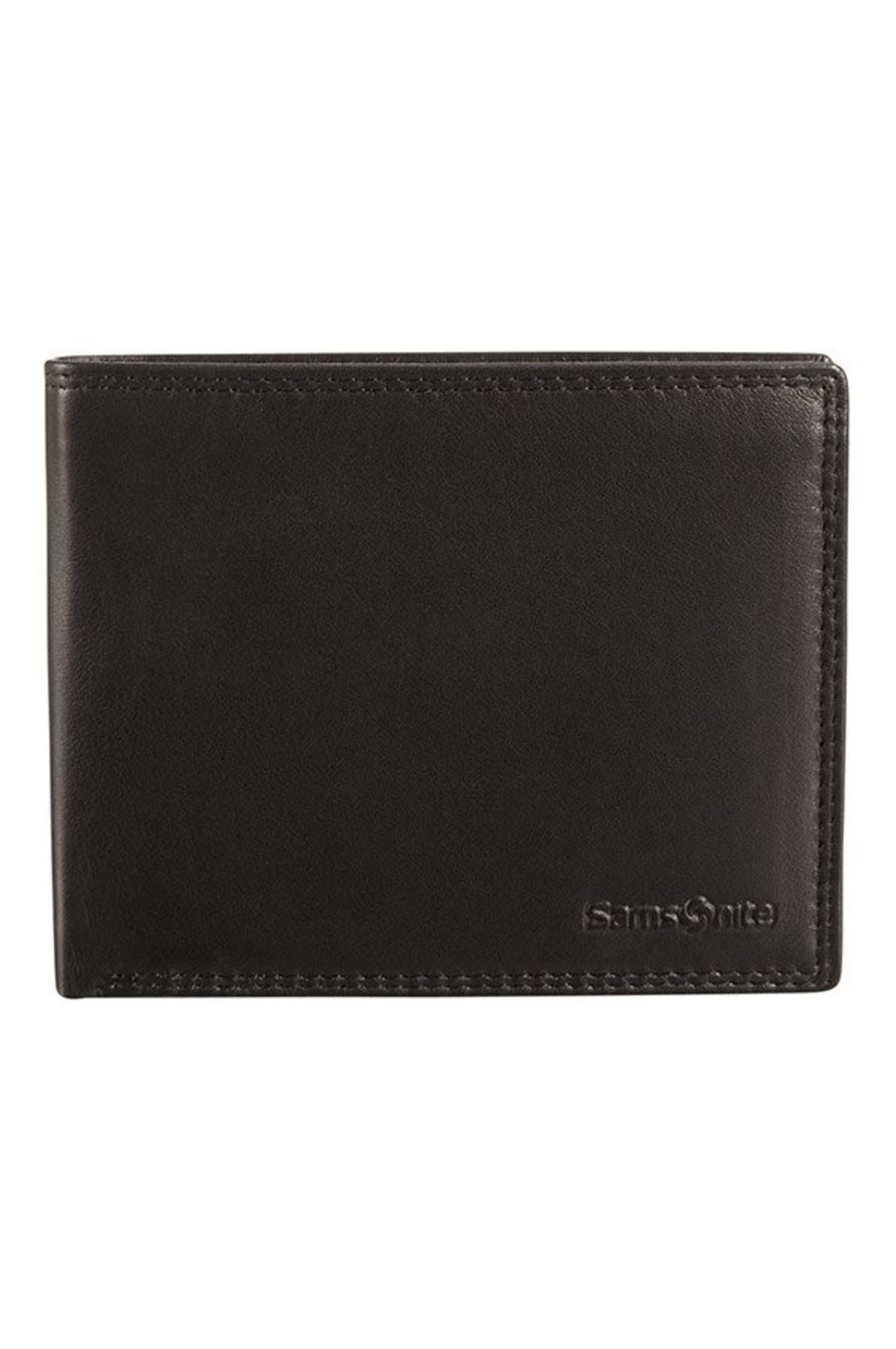 V *TRADE QTY* Brand New Samsonite Gents Black Leather Wallet - 3 Credit ...