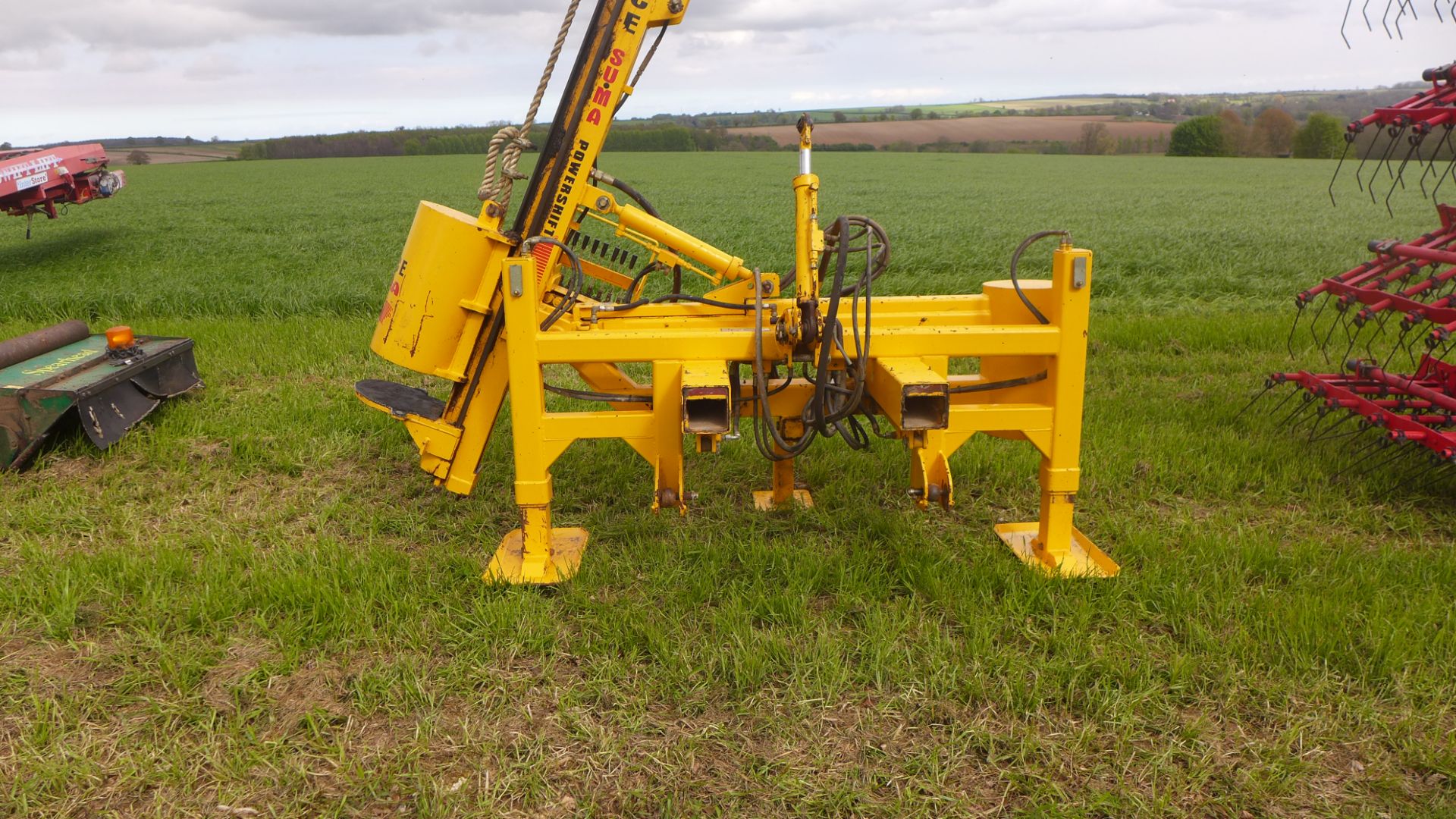BRYCE SUMA POWERSHIFT 'PROFI' POST KNOCKER, HAMMER WT. 375KG, HYDRAULIC ...