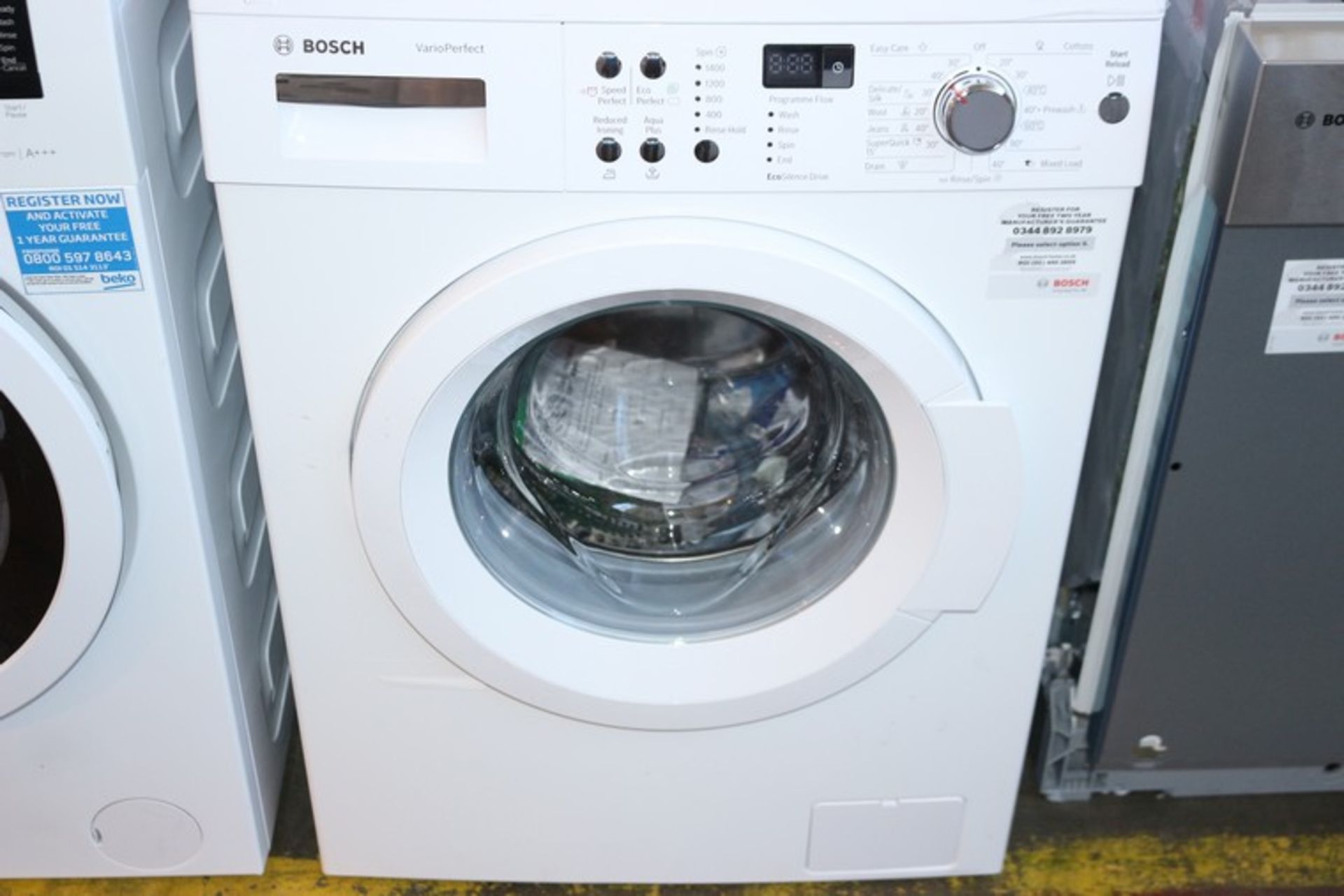 1 x BOSCH VARIO PERFECT DIGITAL DISPLAY UNDER THE COUNTER WASHING ...