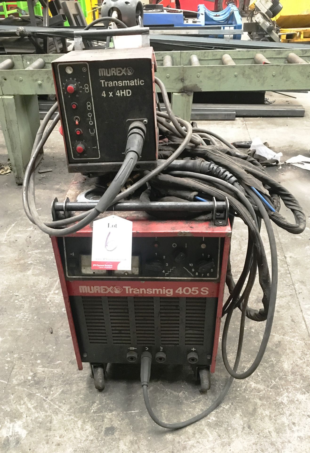 Murex Transmig Mig Welding Set Model: 405Sw/ Transmatic 4x4 HD Wire ...