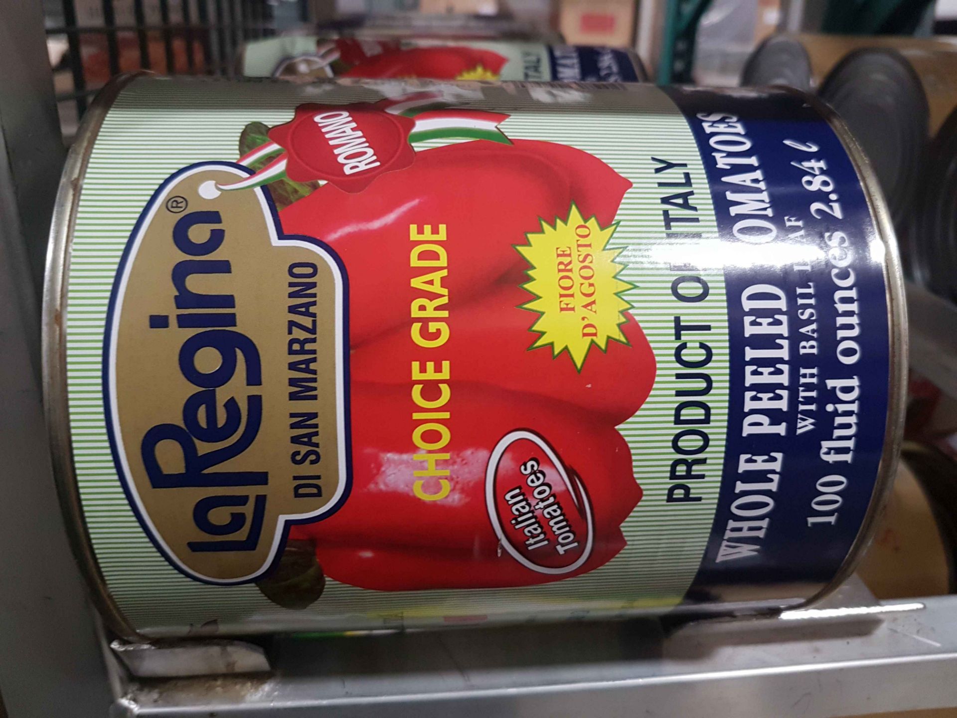La Regina Whole Peeled Tomatoes - 5 x 2.84 LT Cans