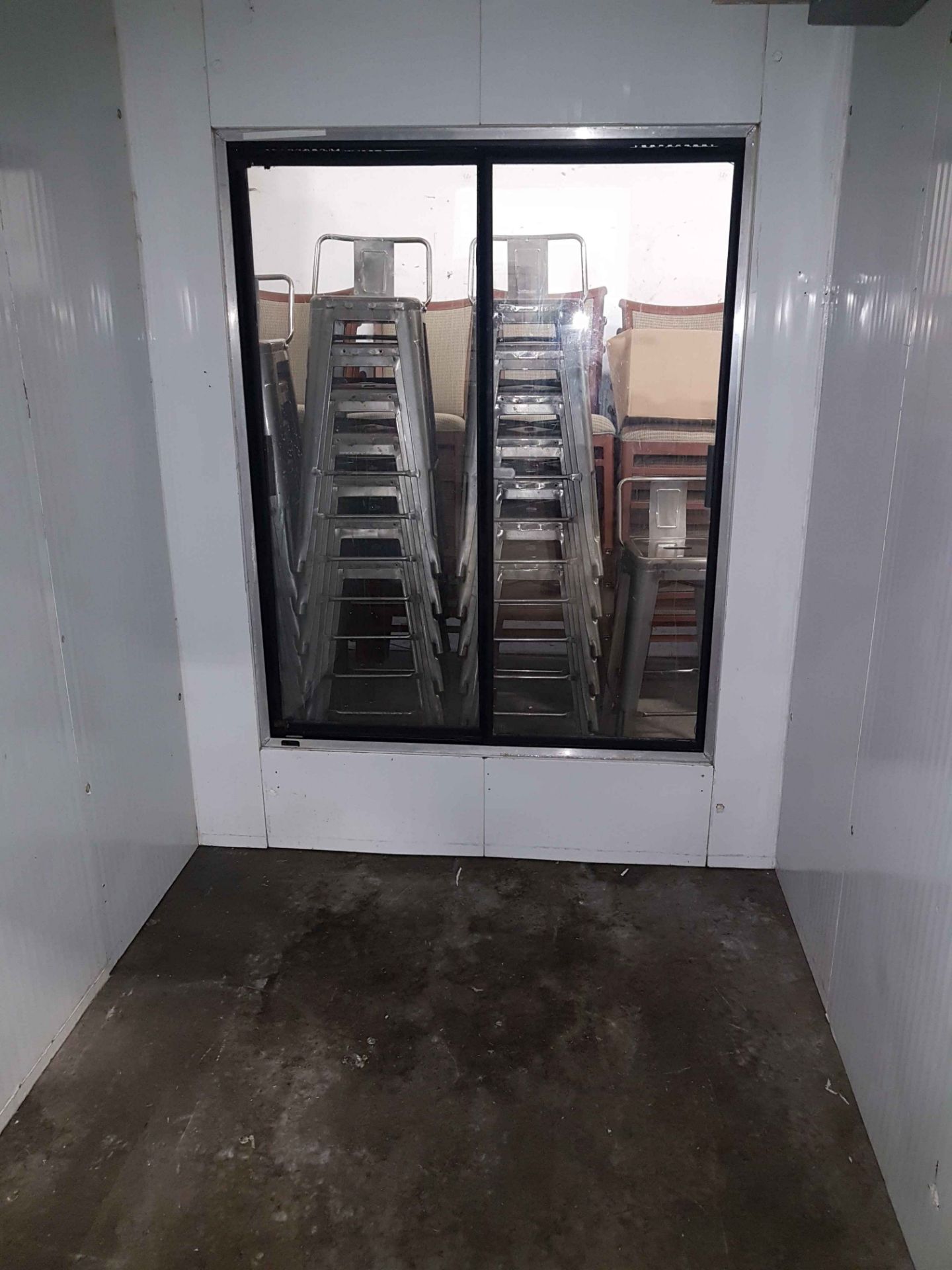 Norbec Walk In Cooler with Man Door and Sliding Glass Service Doors ...