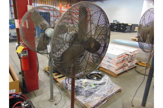 { Choice of lots: 274, 276, 277 } Pedestal Fan Frigid Model NSC-243 30in