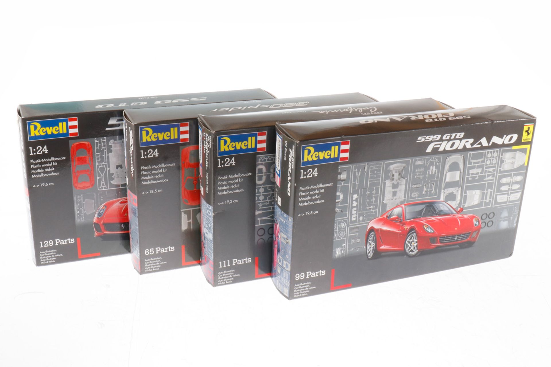 4 Revell Bausätze 07085, 07091, 07276 und 07310, 1/24, OK, Z 1