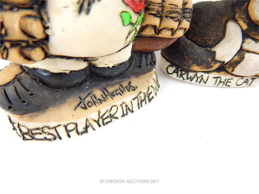 A John Hughes Grogg pottery figure of 'The Best Player in the World ...