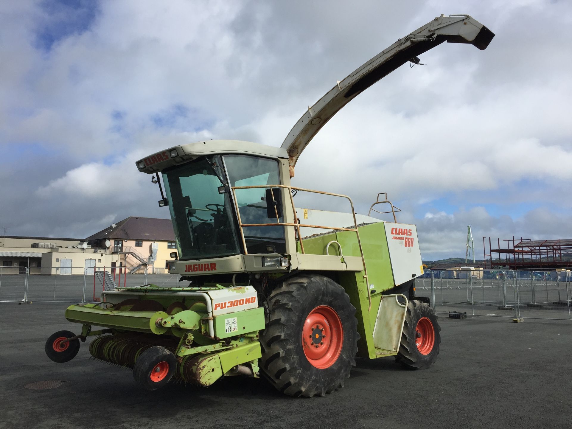 Claas Jaguar 860 2WD Forage Harvester c/w Claas PU300HD Pick Up Reel S ...