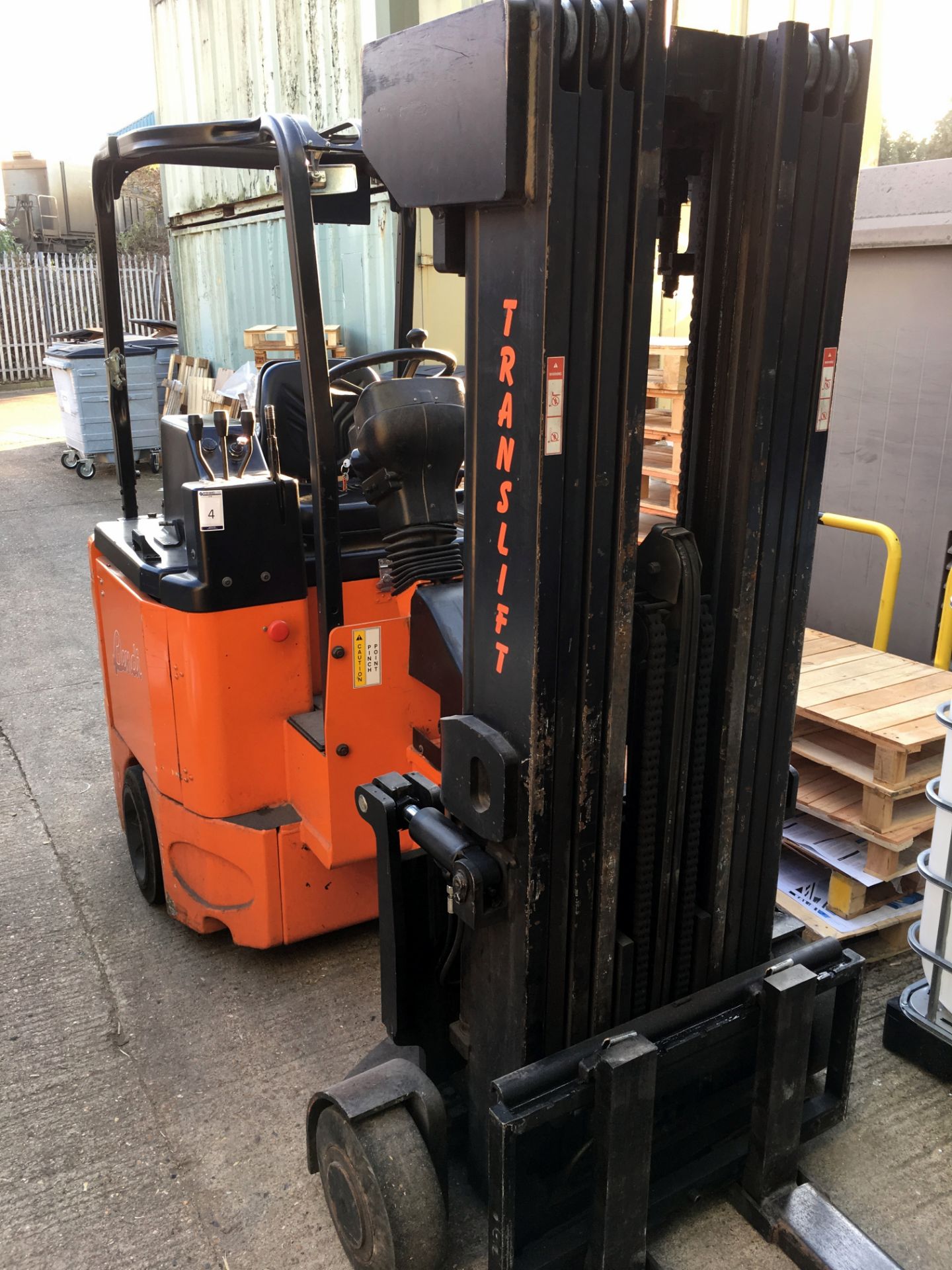 Bendi B40 BB4065 XSSQ Electric Articulated Fork Lift Truck 2007), with ...