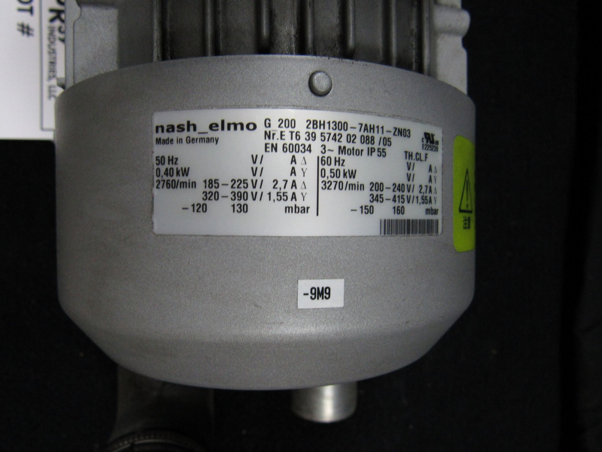 SIEMENS NASH ELMO G 200 2BH1300-7AH11-2N03 BLOWER